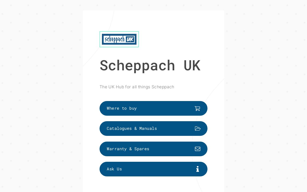 Scheppach UK